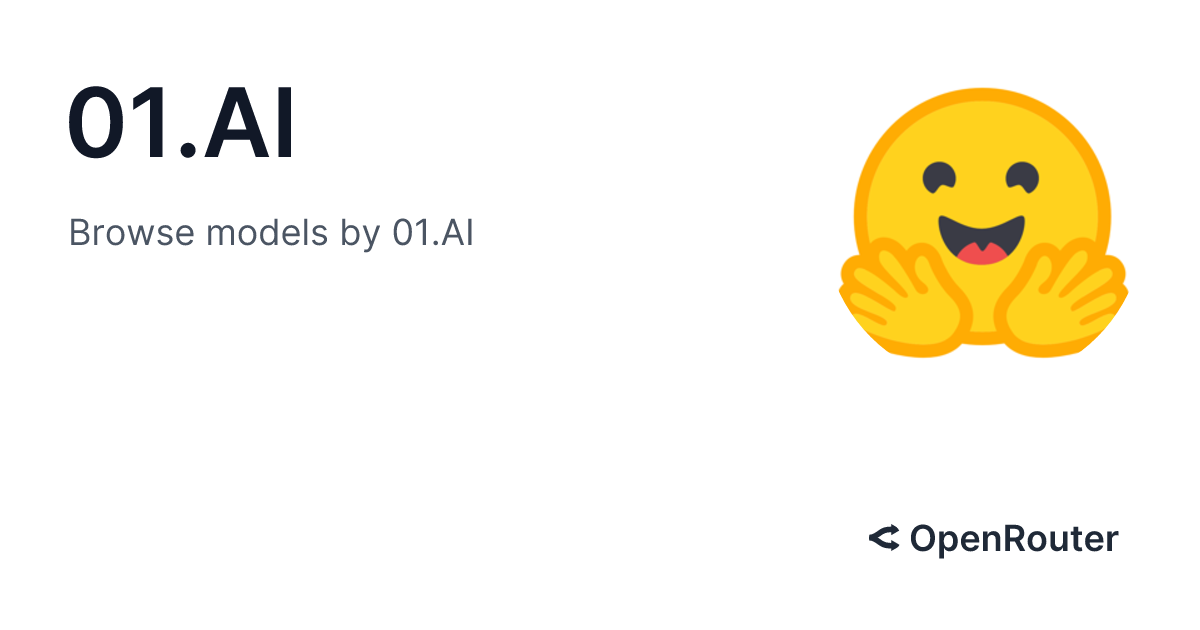 01.AI | OpenRouter