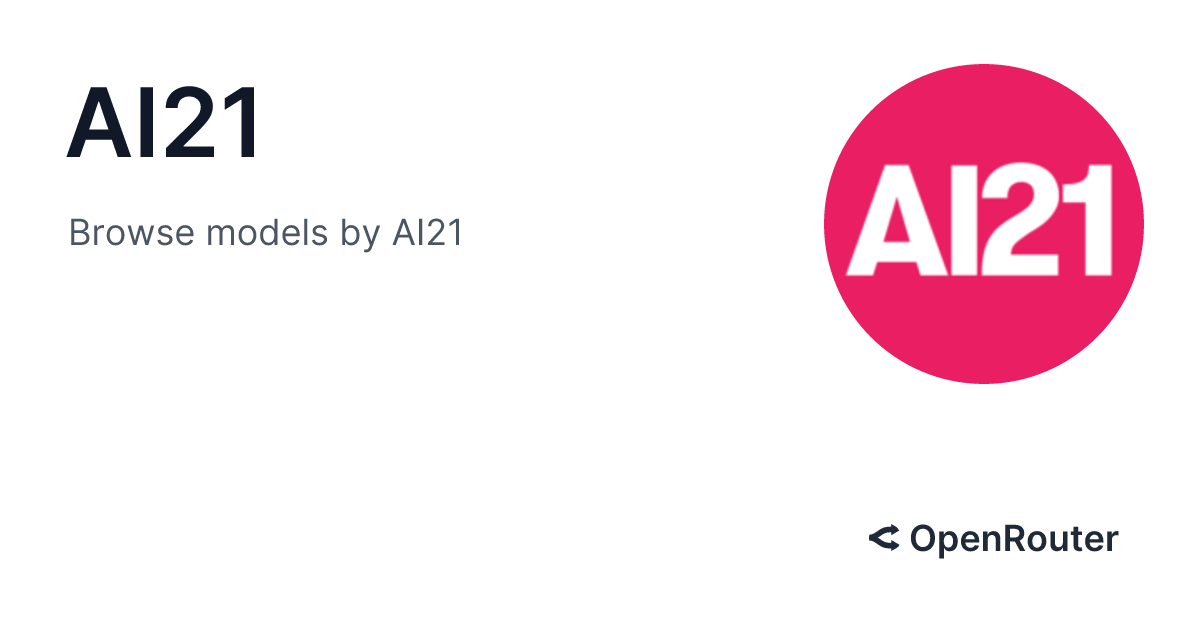 AI21 | OpenRouter