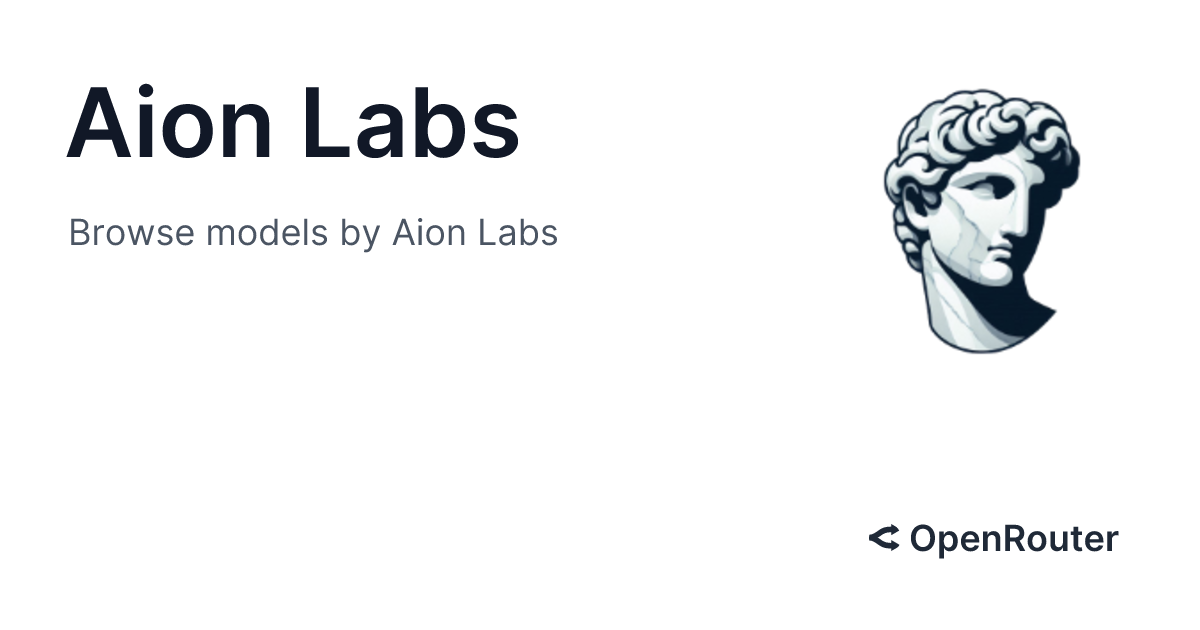 Aion Labs | OpenRouter