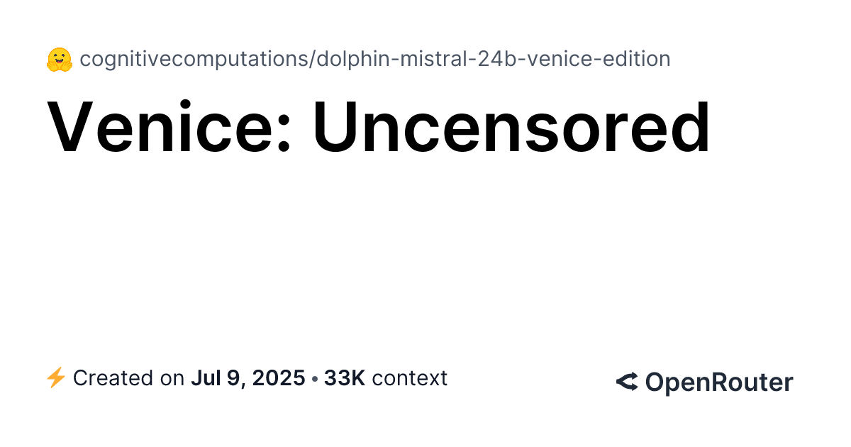 Uncensored Api Providers Stats Openrouter