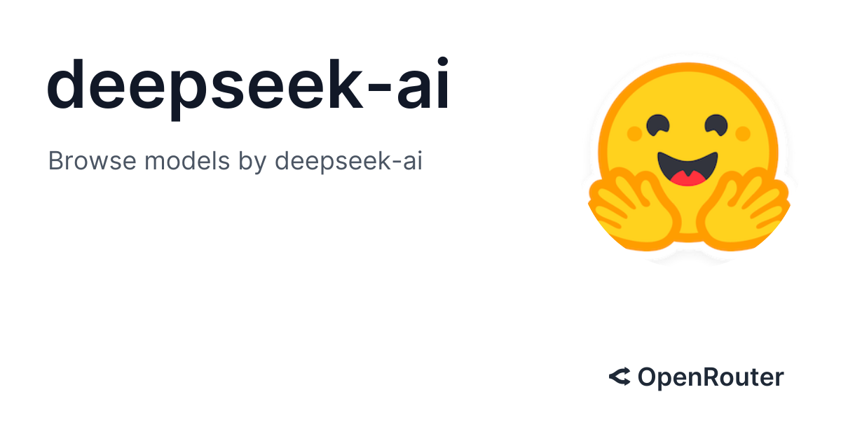 deepseek-ai Models on OpenRouter