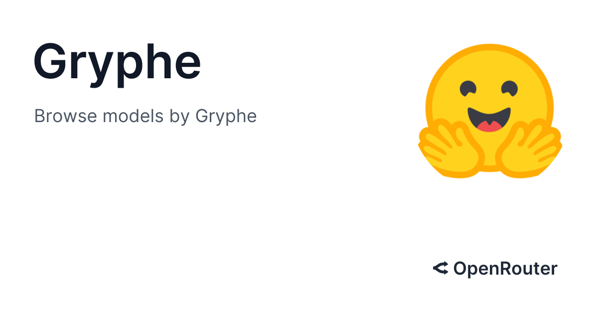 Gryphe | OpenRouter