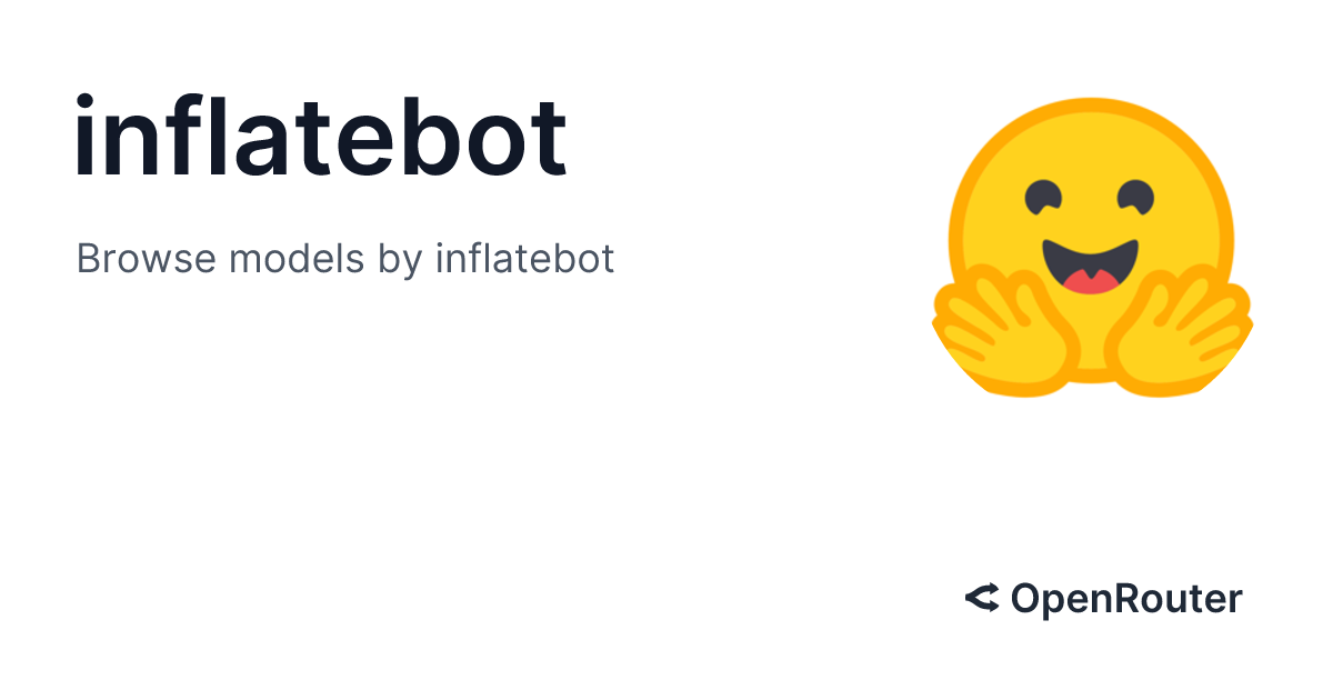inflatebot | OpenRouter