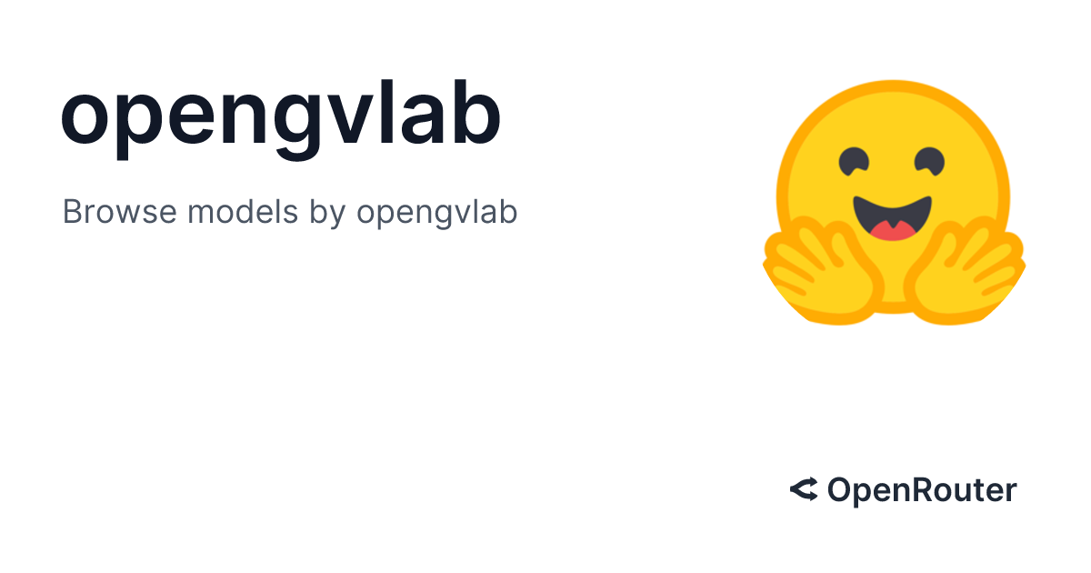 opengvlab | OpenRouter