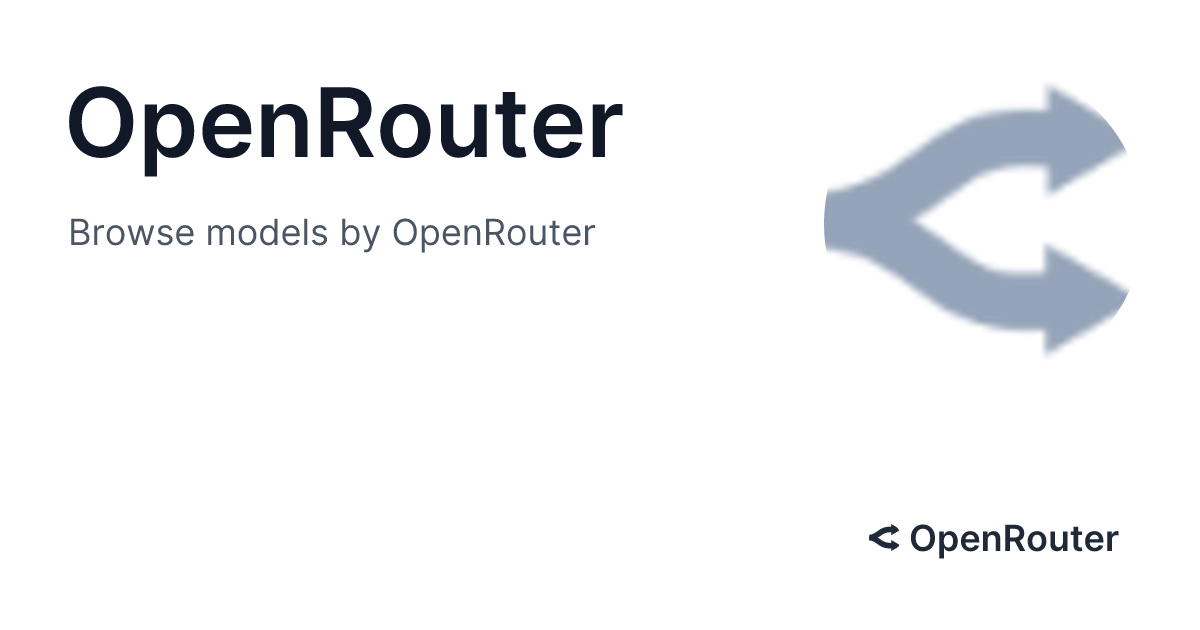 OpenRouter | OpenRouter