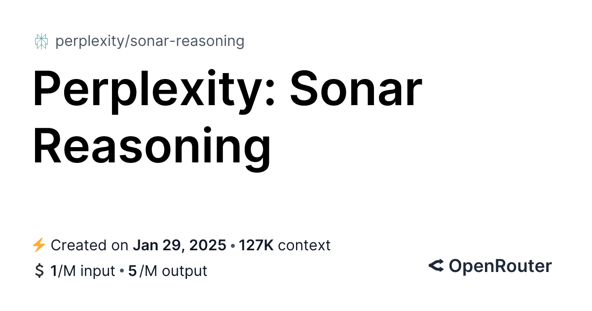 Apps Using Perplexity: Sonar Reasoning | OpenRouter Apps Using Perplexity: Sonar Reasoning | OpenRouter