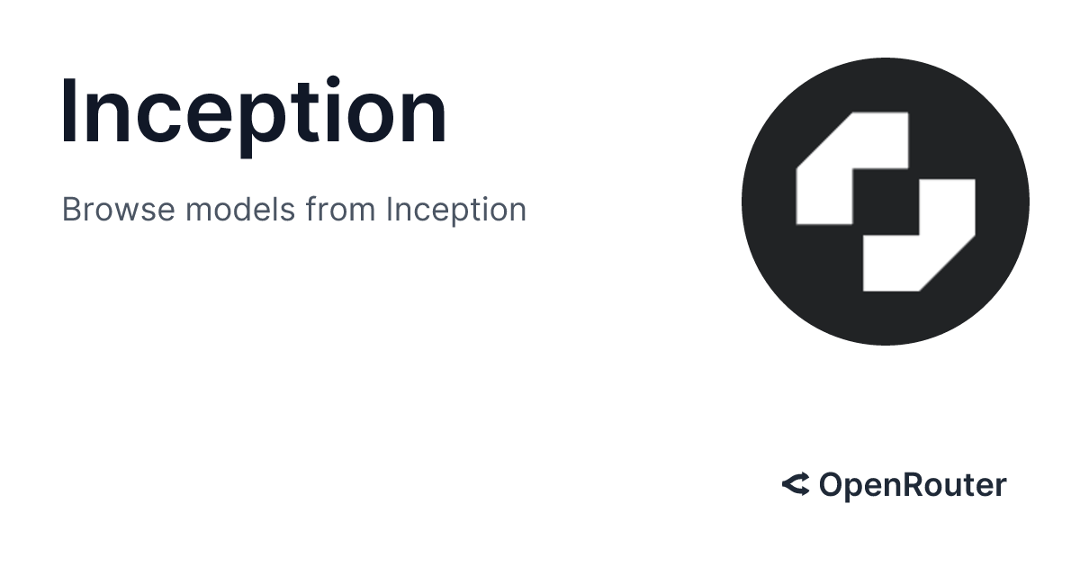 Inception | OpenRouter