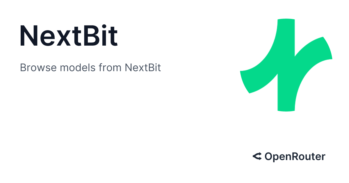 NextBit | OpenRouter