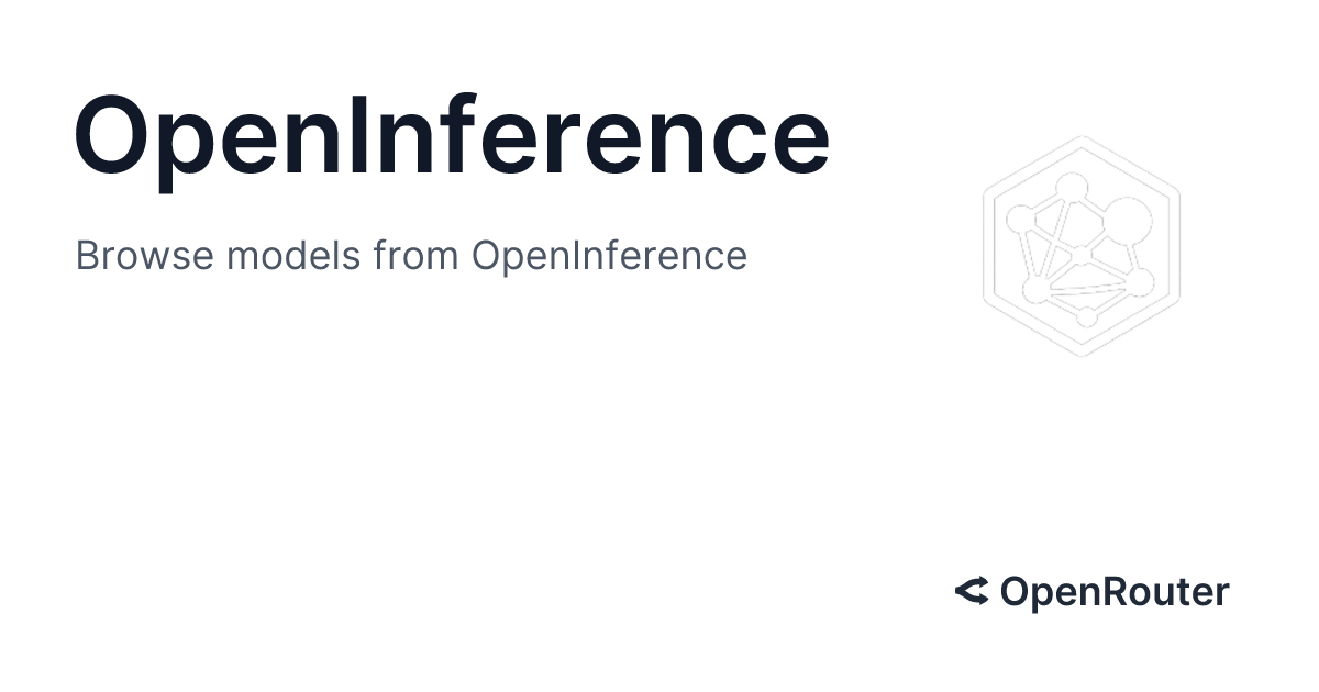 OpenInference | OpenRouter