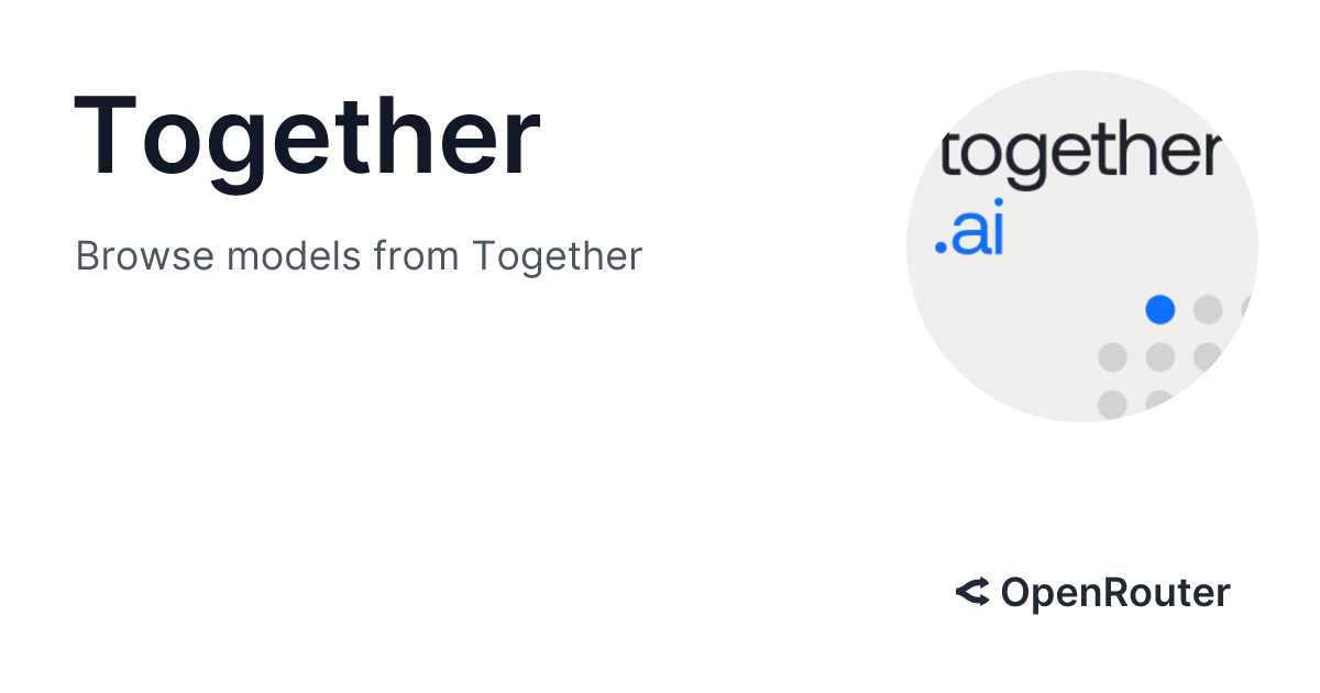 Together | OpenRouter